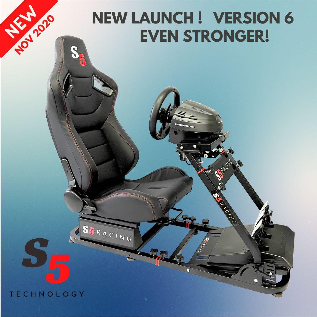S5 Driving Simulator Rig / driving simulator wheelstand (PROMO) / S5 ...