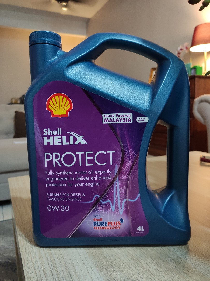 Shell Helix Protect 0W-30 (4L), Auto Accessories on Carousell