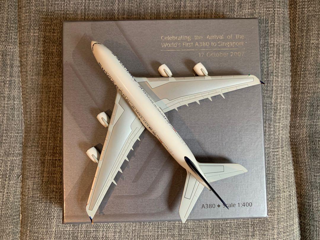 SIA die-cast A380 model airplane 1:400, Hobbies & Toys, Toys & Games on ...