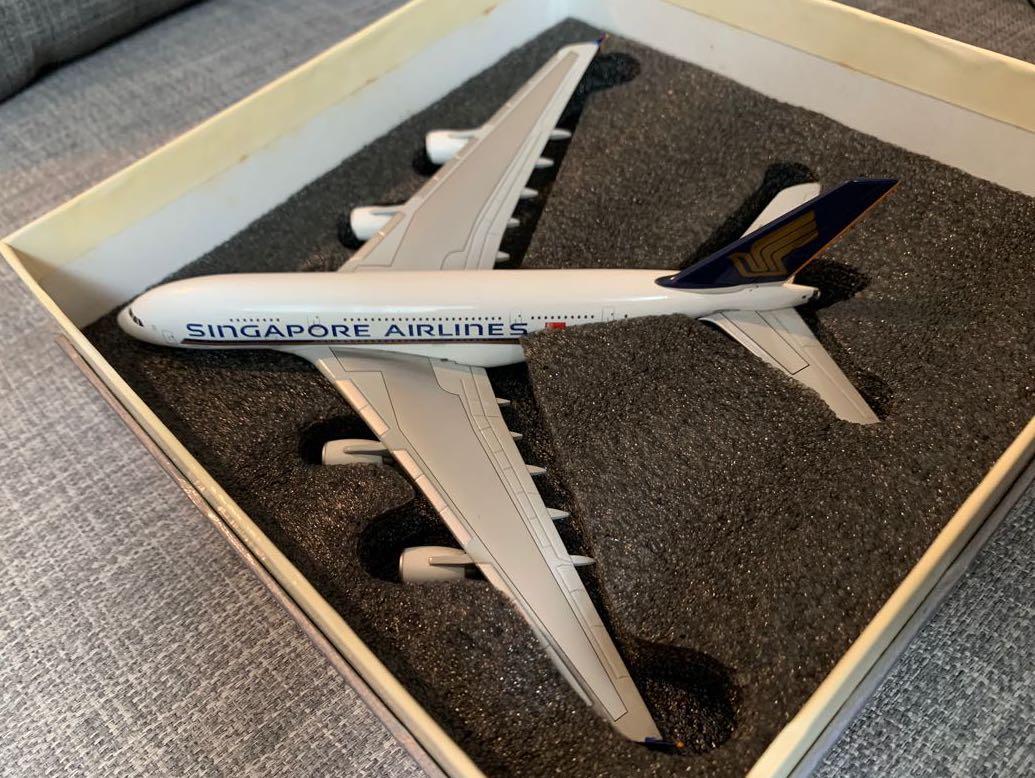 SIA die-cast A380 model airplane 1:400, Hobbies & Toys, Toys & Games on ...