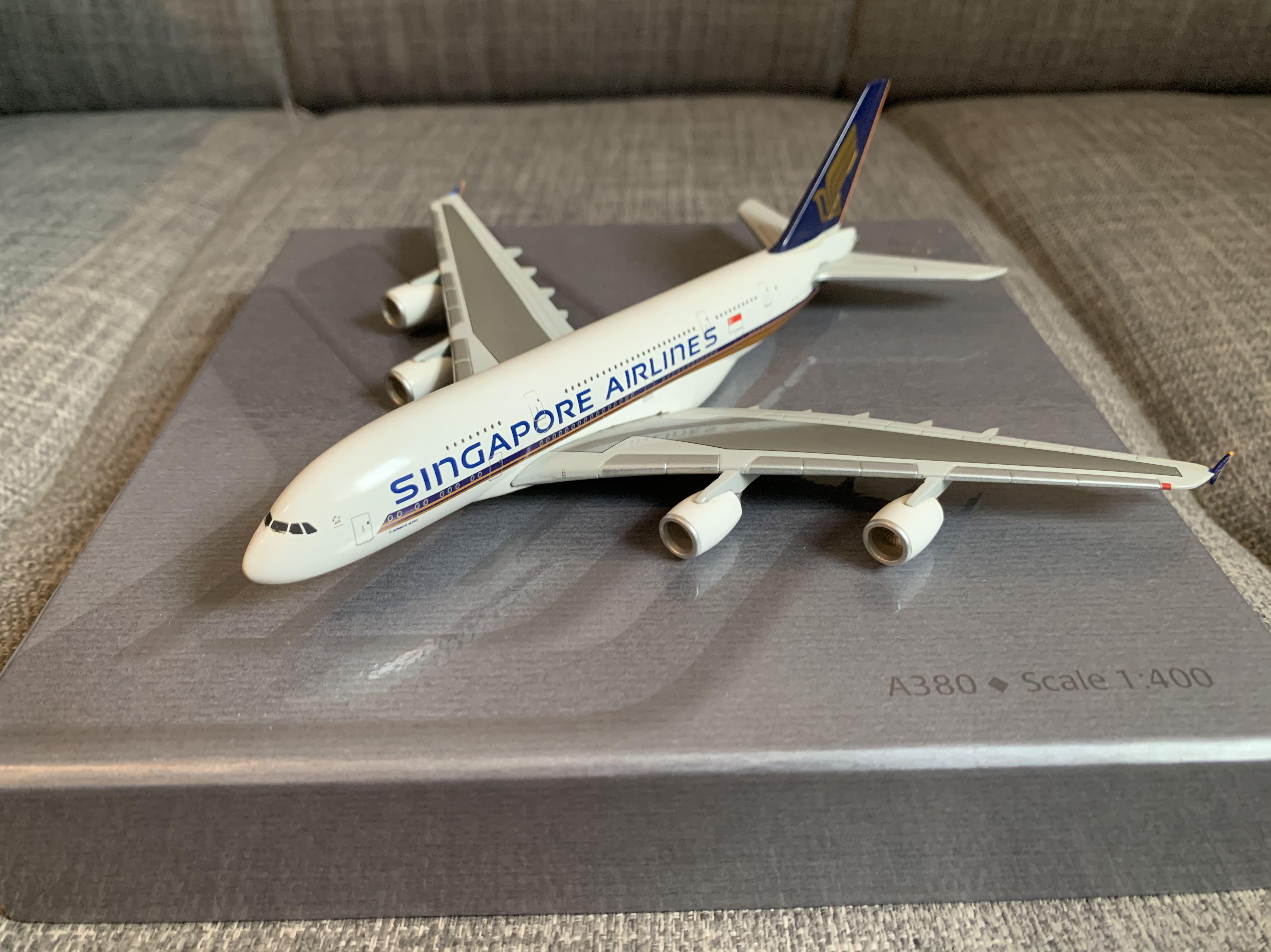 SIA die-cast A380 model airplane 1:400, Hobbies & Toys, Toys & Games on ...