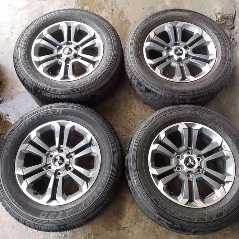 SPORT RIM MITSUBISHI TRITON ORI 18" TYRE DUNLOP, Auto Accessories on ...