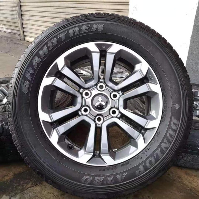 SPORT RIM MITSUBISHI TRITON ORI 18" TYRE DUNLOP, Auto Accessories on ...