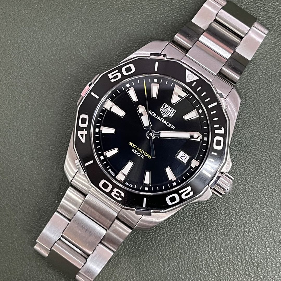 Tag Heuer Aquaracer WAY111A Quartz 43mm under warranty, Luxury, Watches ...