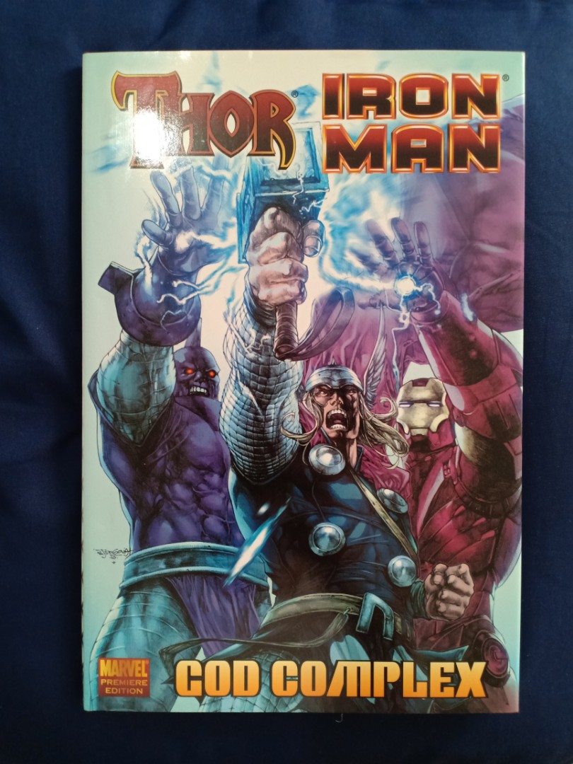 Thor Iron Man - God Complex (HC) [Marvel Comics], Hobbies & Toys, Books ...