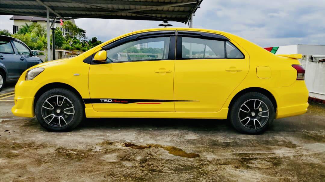Toyota Vios 1.5 auto~ yellow, Cars, Cars for Sale on Carousell