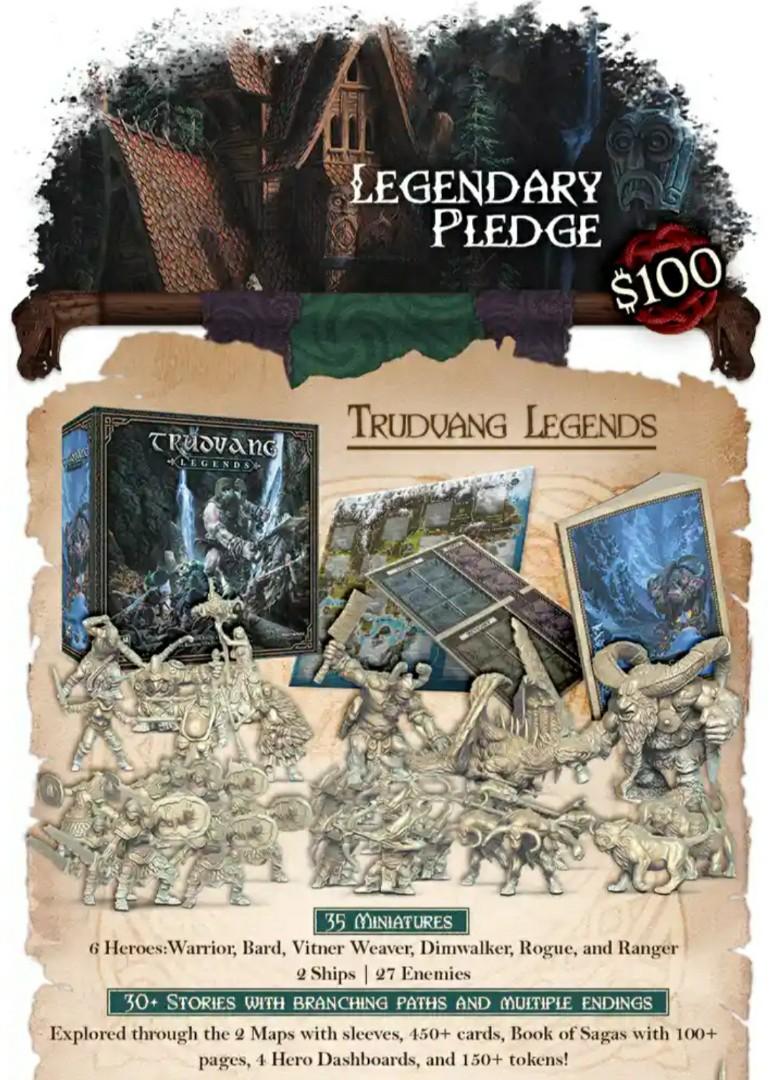 Trudvang Legend Kickstarter Pledge, Hobbies & Toys, Toys & Games on ...