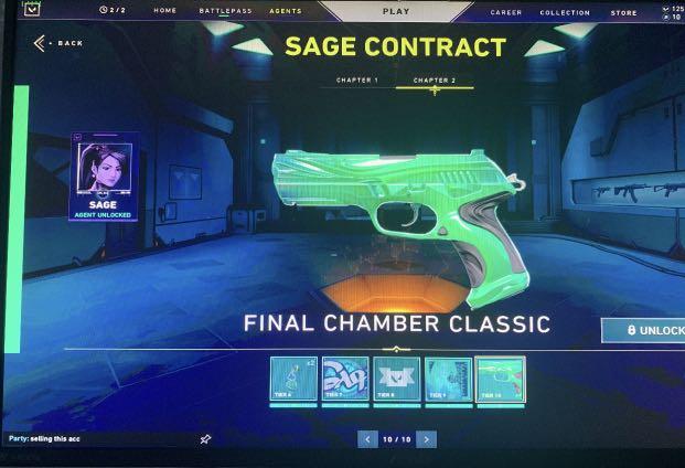 Valorant radiant account with skins, Video Gaming, Gaming Accessories ...