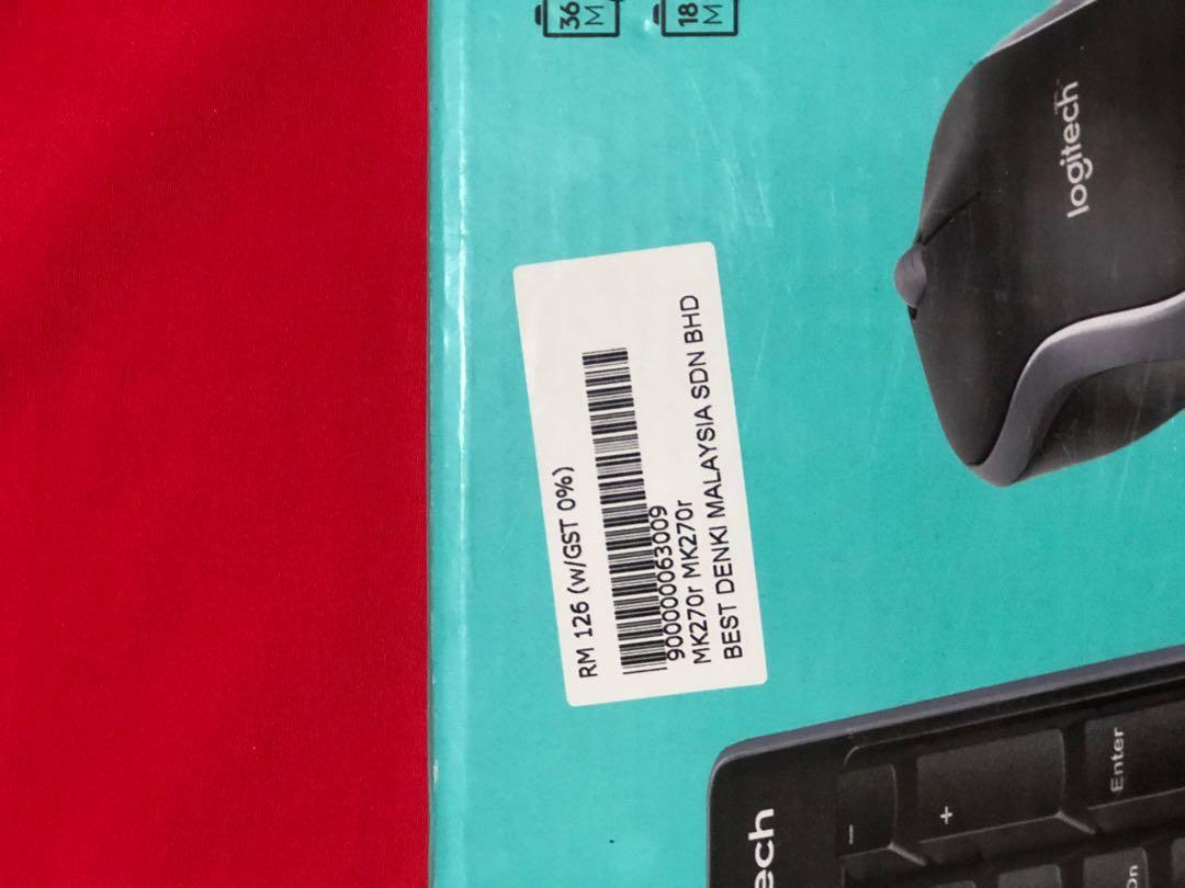 Wireless Keyboard & Mouse Logitech MK270R, Computers & Tech, Parts & Accessories, Mouse ...