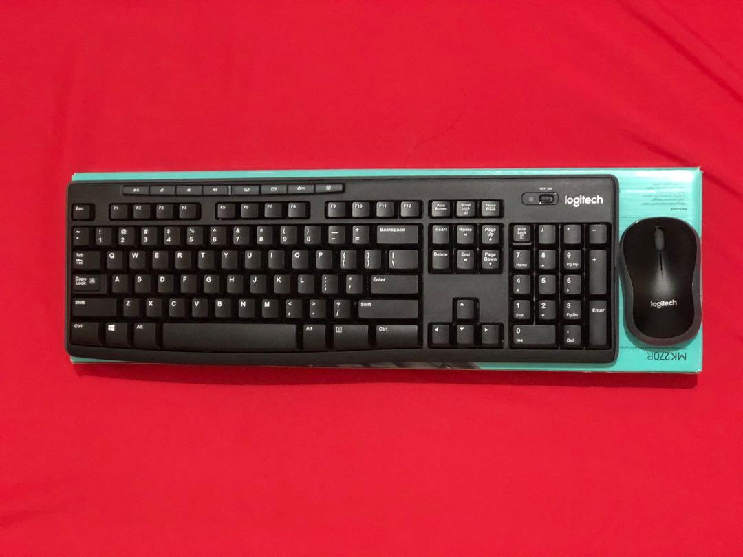 Wireless Keyboard & Mouse Logitech MK270R, Computers & Tech, Parts & Accessories, Mouse ...