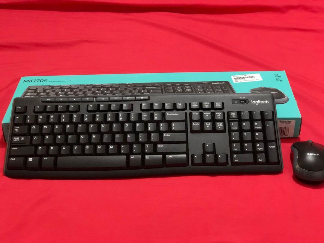 Wireless Keyboard & Mouse Logitech MK270R, Computers & Tech, Parts & Accessories, Mouse ...