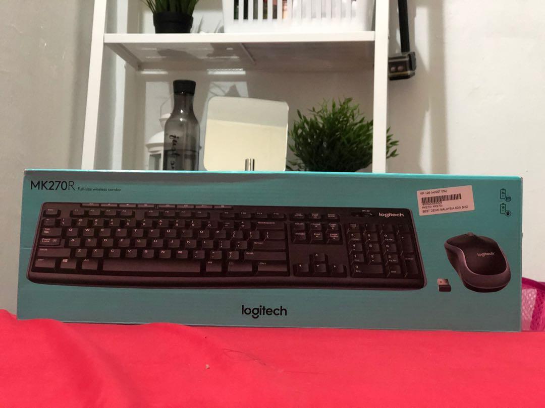 Wireless Keyboard & Mouse Logitech MK270R, Computers & Tech, Parts & Accessories, Mouse ...