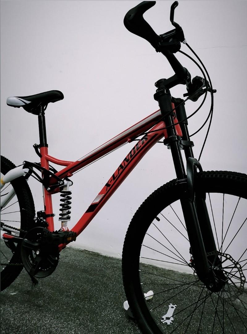 X-Lander Mountain bike Red, Sports Equipment, Bicycles & Parts ...