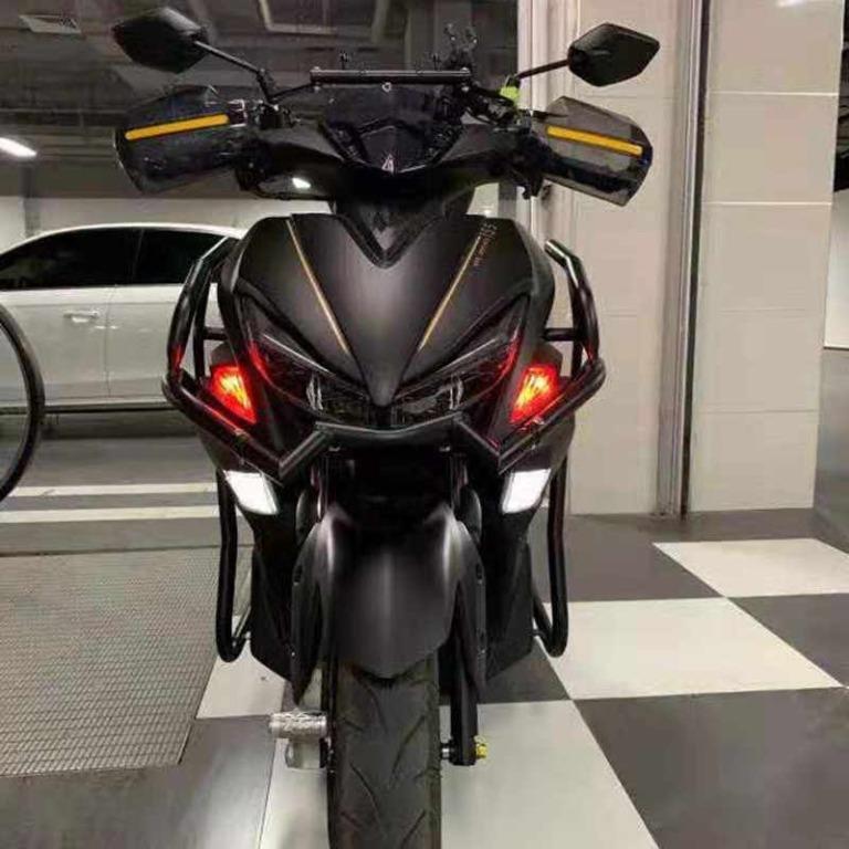 Yamaha Aerox engine guard/AEROX155 Crash Guard, Motorcycles, Motorcycle ...