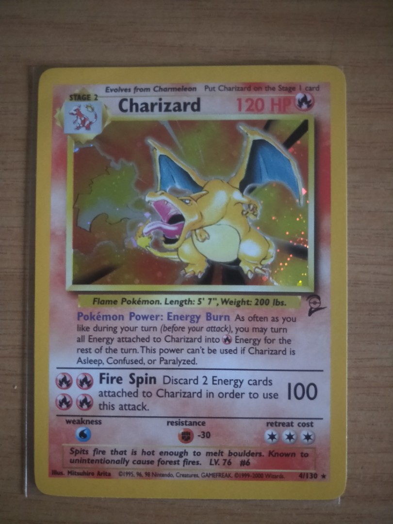 Base Set 2 Charizard, Hobbies & Toys, Toys & Games on Carousell