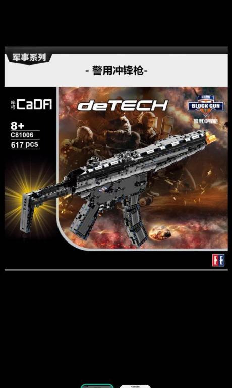 **Bidding (Starting Price -$40)** CADA C81006 - HK MP5 submachine toy ...