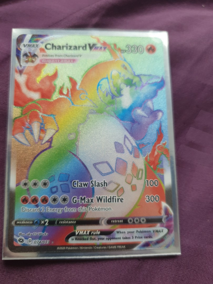 Champions path charizard vmax rainbow rare, Hobbies & Toys, Toys ...