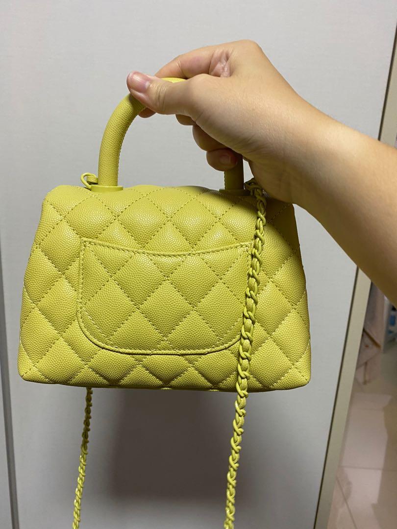 Chanel 20k coco handle extra mini, Luxury, Bags & Wallets on Carousell