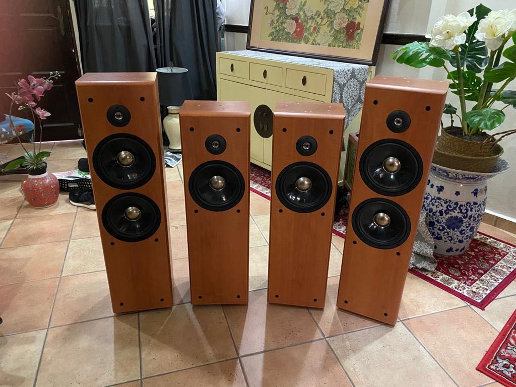 Denon Speakers and Pioneer anplifier, Audio, Soundbars, Speakers ...