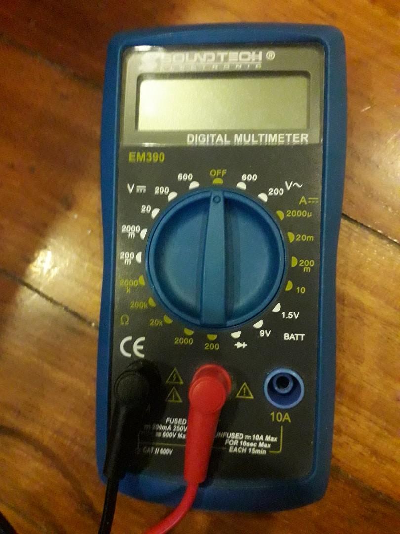 Digital Multimeter DMM, Health & Nutrition, Health Monitors & Weighing ...