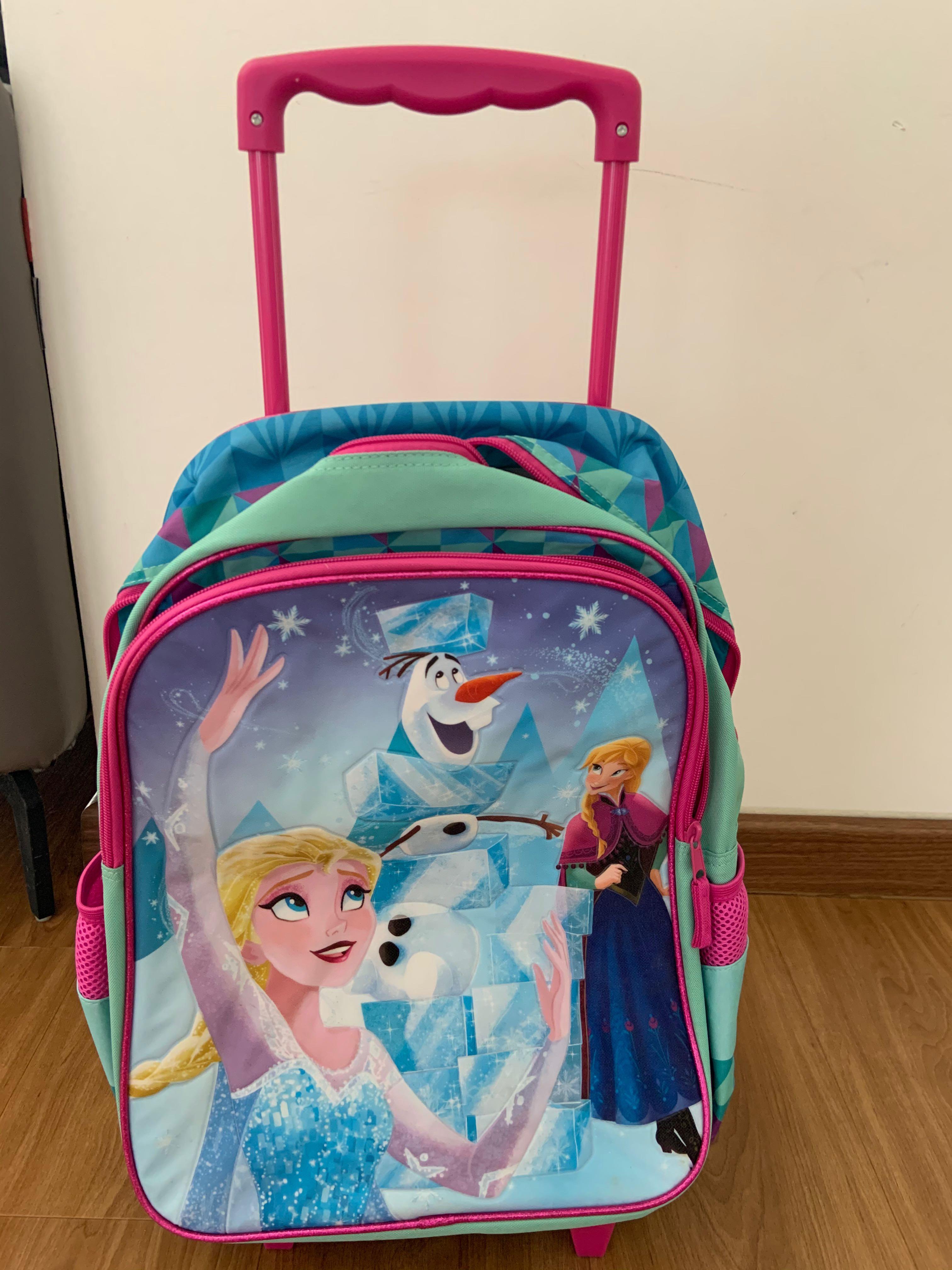 Frozen trolley school bag (older design), Babies & Kids, Strollers ...