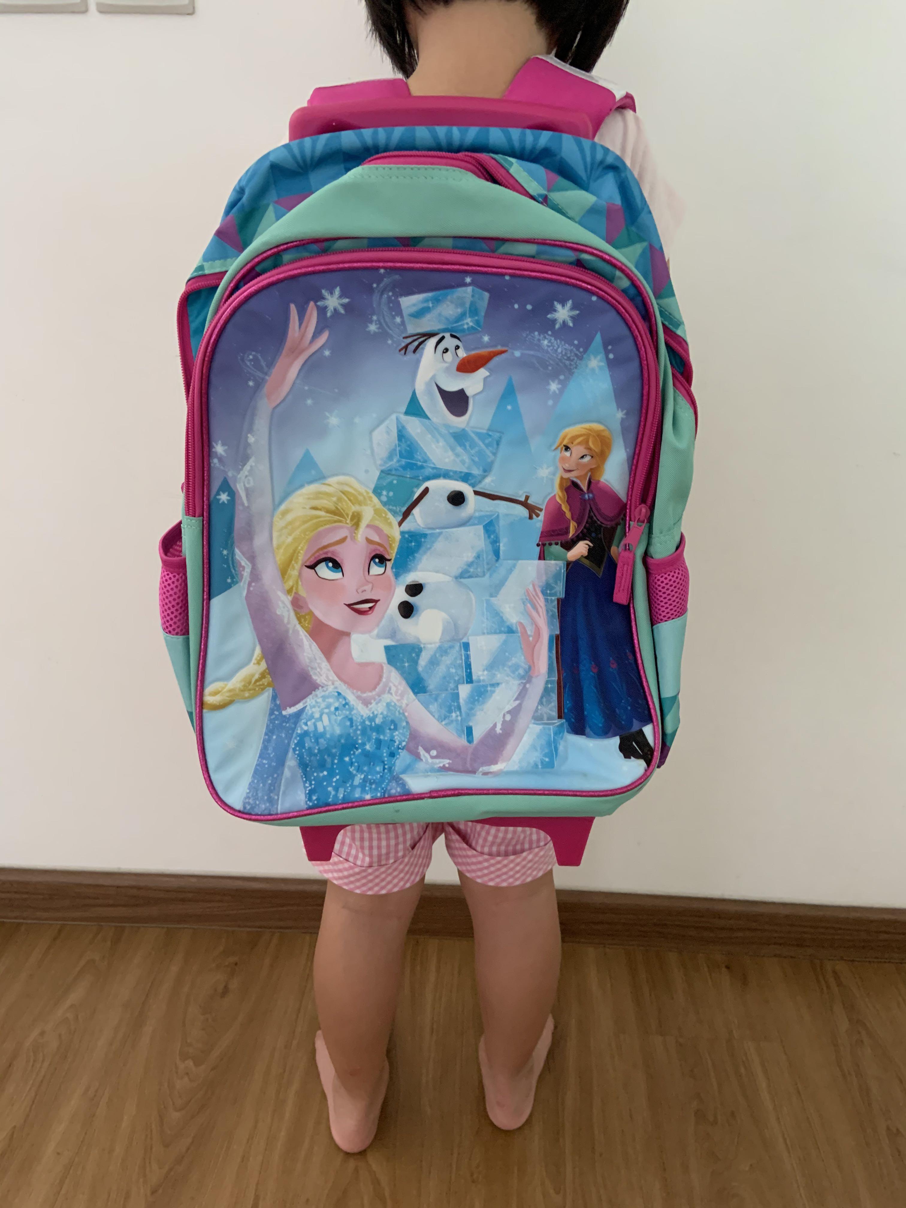 Frozen trolley school bag (older design), Babies & Kids, Strollers ...