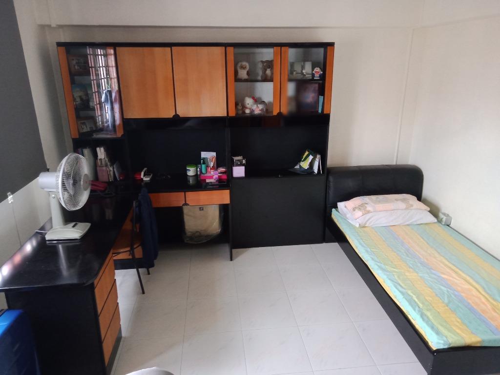 *Modular (removable) Study table with bed frame (with FREE ...