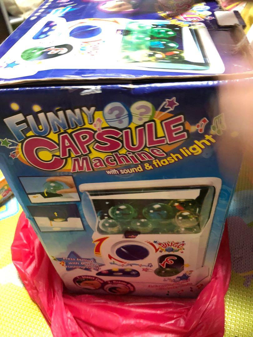 Funny capsule machine, Hobbies & Toys, Toys & Games on Carousell