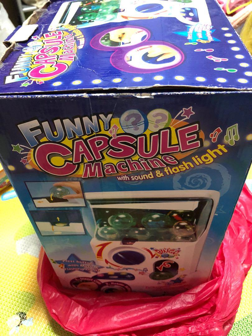 Funny capsule machine, Hobbies & Toys, Toys & Games on Carousell