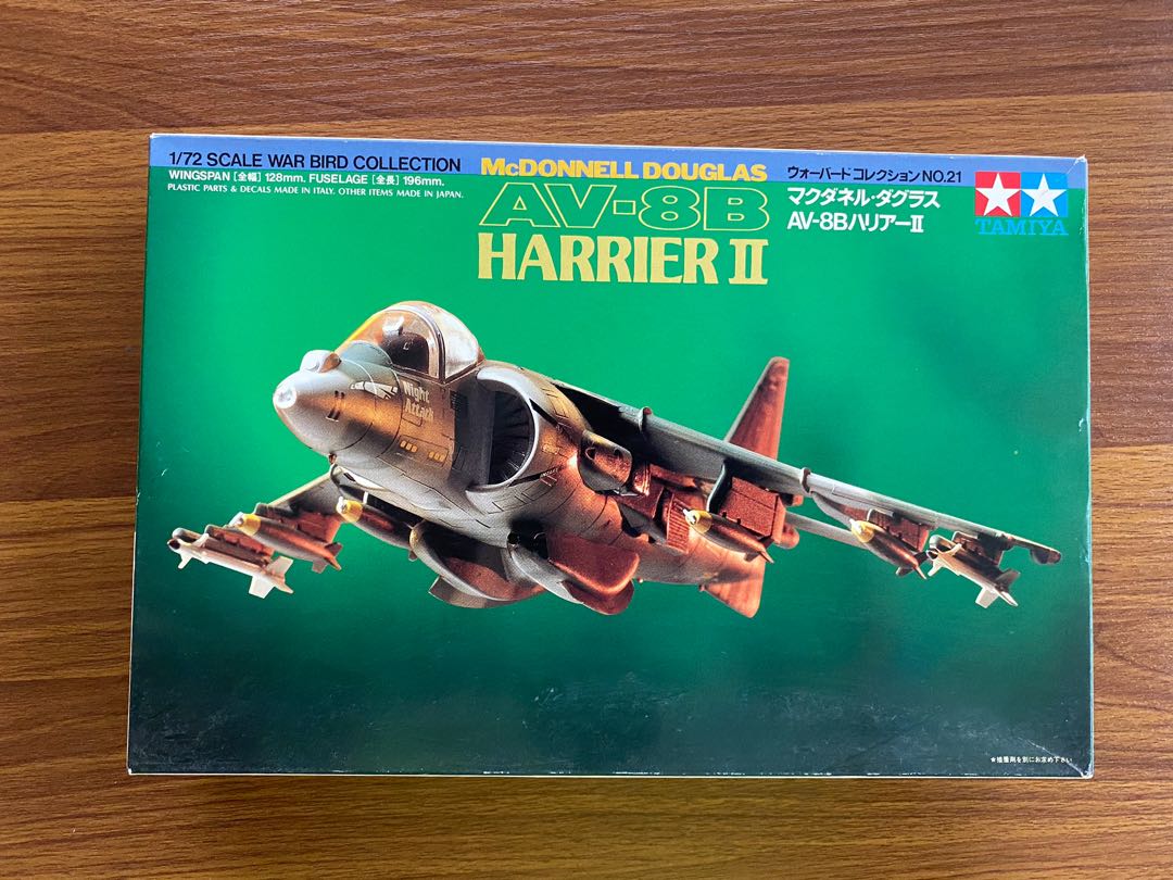 Harrier II model plane kit, Hobbies & Toys, Toys & Games on Carousell