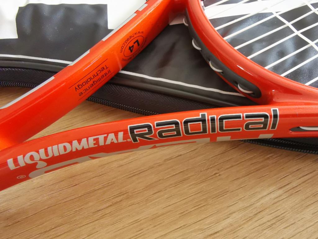 Head Liquidmetal Radical tennis racquet oversize + FOC grip + FOC used ...