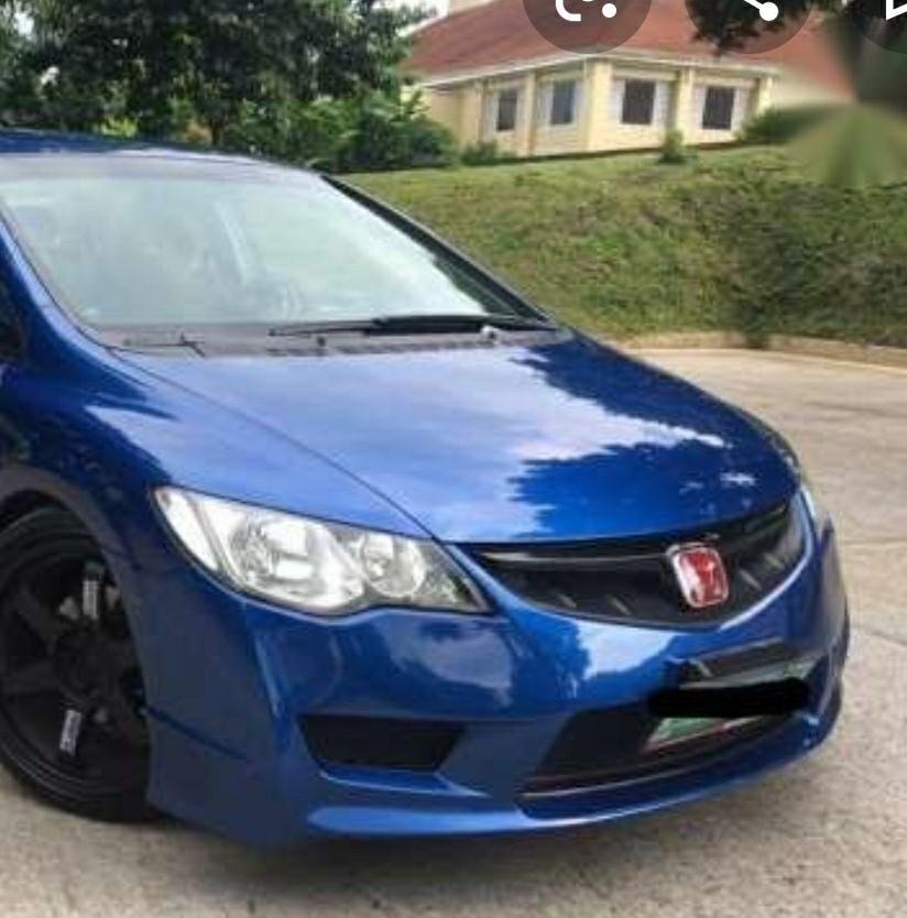 Honda Civic FD blue bonnet, Car Accessories, Accessories on Carousell
