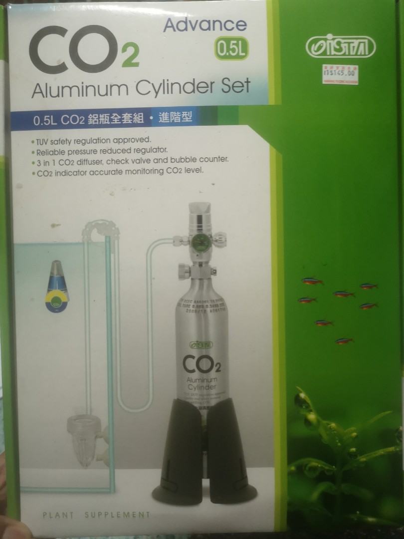 ISTA Co2 refillable aquarium tank system set, Pet Supplies, Homes ...