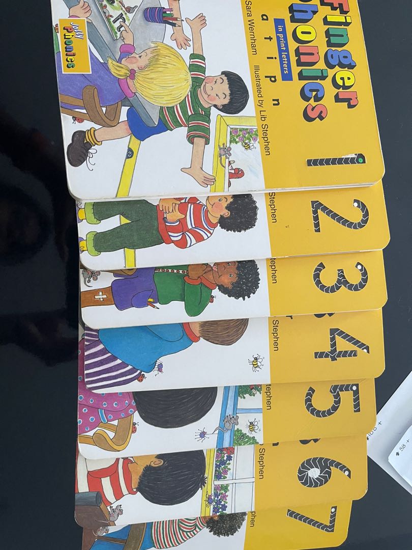 Jolly Phonics Finger Phonics, Hobbies & Toys, Books & Magazines ...