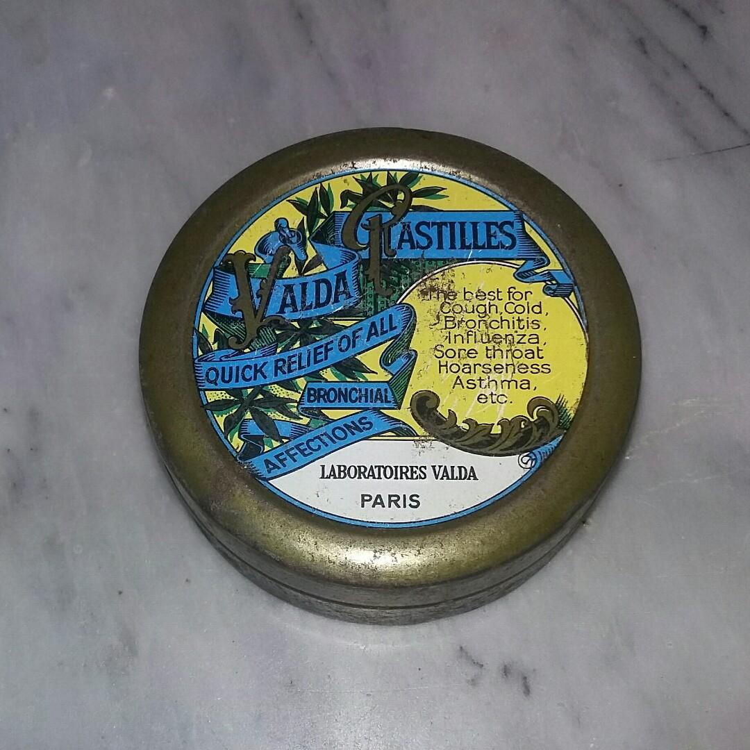 Kaleng Permen Valda Pastiles (Rare vintage Candy Cans), Antik, Lainnya ...