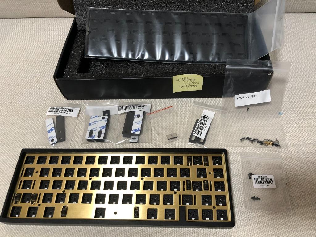 KBD67 MkII Mk2 Black Aluminum Hotswap KBDFANS, 手提電話, 智能穿戴裝置及智能手錶 ...