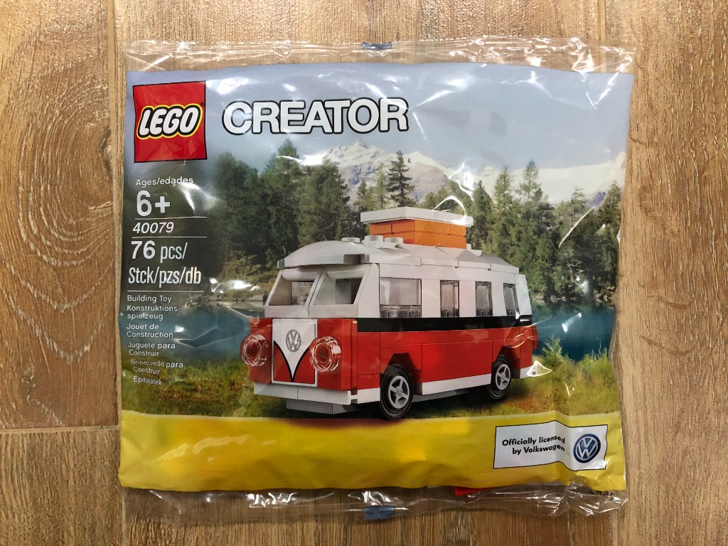 LEGO Creator 40079 Mini Volkswagen T1 Camper Van, 興趣及遊戲, 玩具 & 遊戲類 ...
