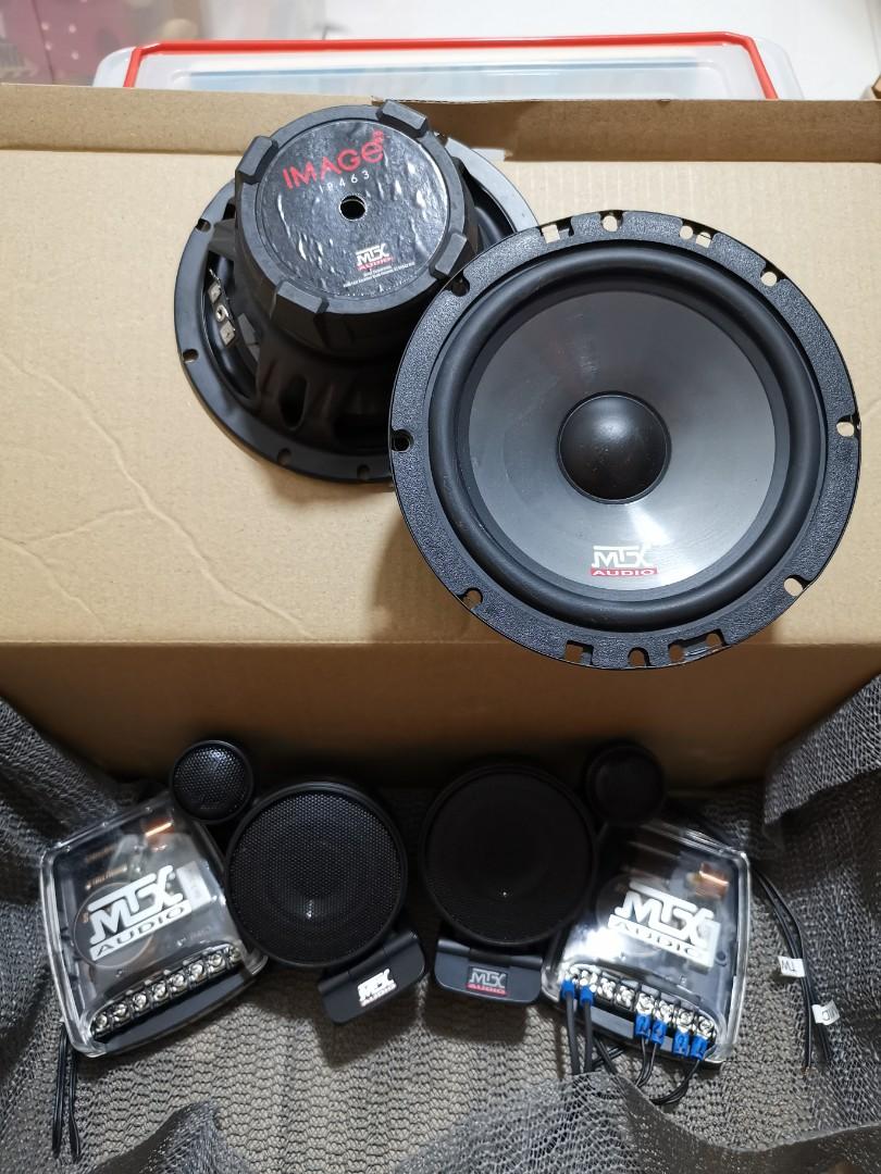 MTX 3-way component speakers IP463 + Crossovers, Car Accessories ...