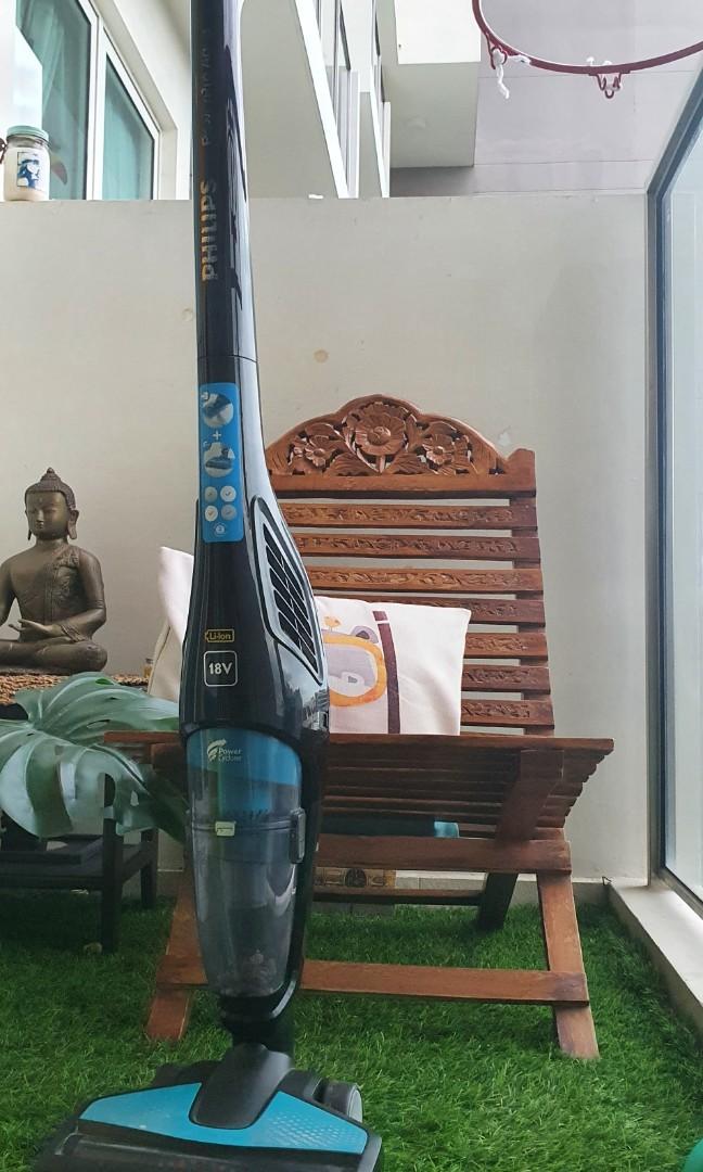 Philips Powerpro Duo Cordless Vacuum Cleaner + Mop, TV & Home ...