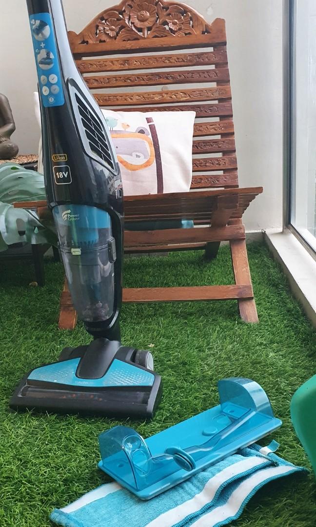Philips Powerpro Duo Cordless Vacuum Cleaner + Mop, TV & Home ...