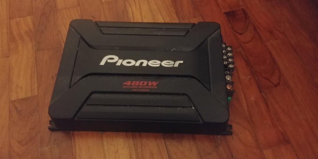 Pioneer Amplifier Car 4 Channel GM A4604, Audio, Other Audio Equipment ...