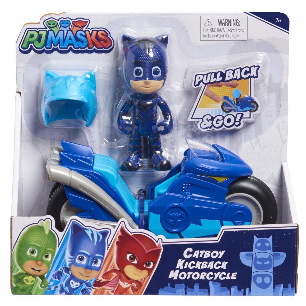 PJ Masks - CatBoy Kickback Motorcycle, Babies & Kids, Toys & Walkers on ...
