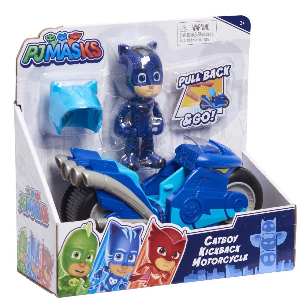 PJ Masks - CatBoy Kickback Motorcycle, Babies & Kids, Toys & Walkers on ...