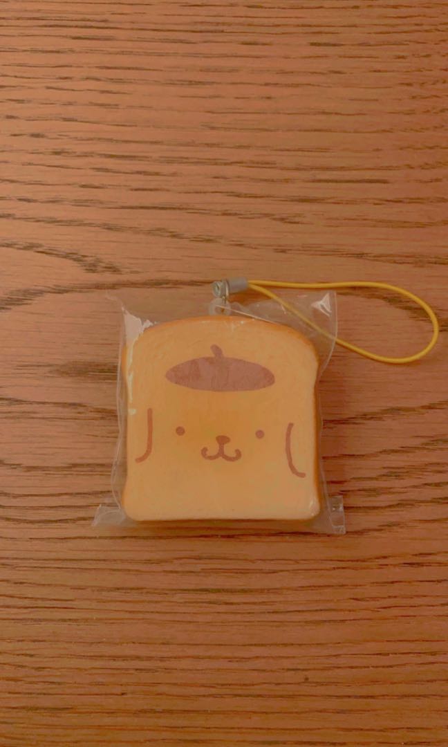 Pompompurin Toast Squishy (Mini), Hobbies & Toys, Toys & Games on Carousell