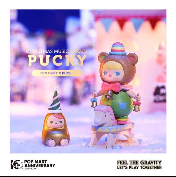 Popmart x Pucky christmas music parade, Hobbies & Toys, Toys & Games on ...