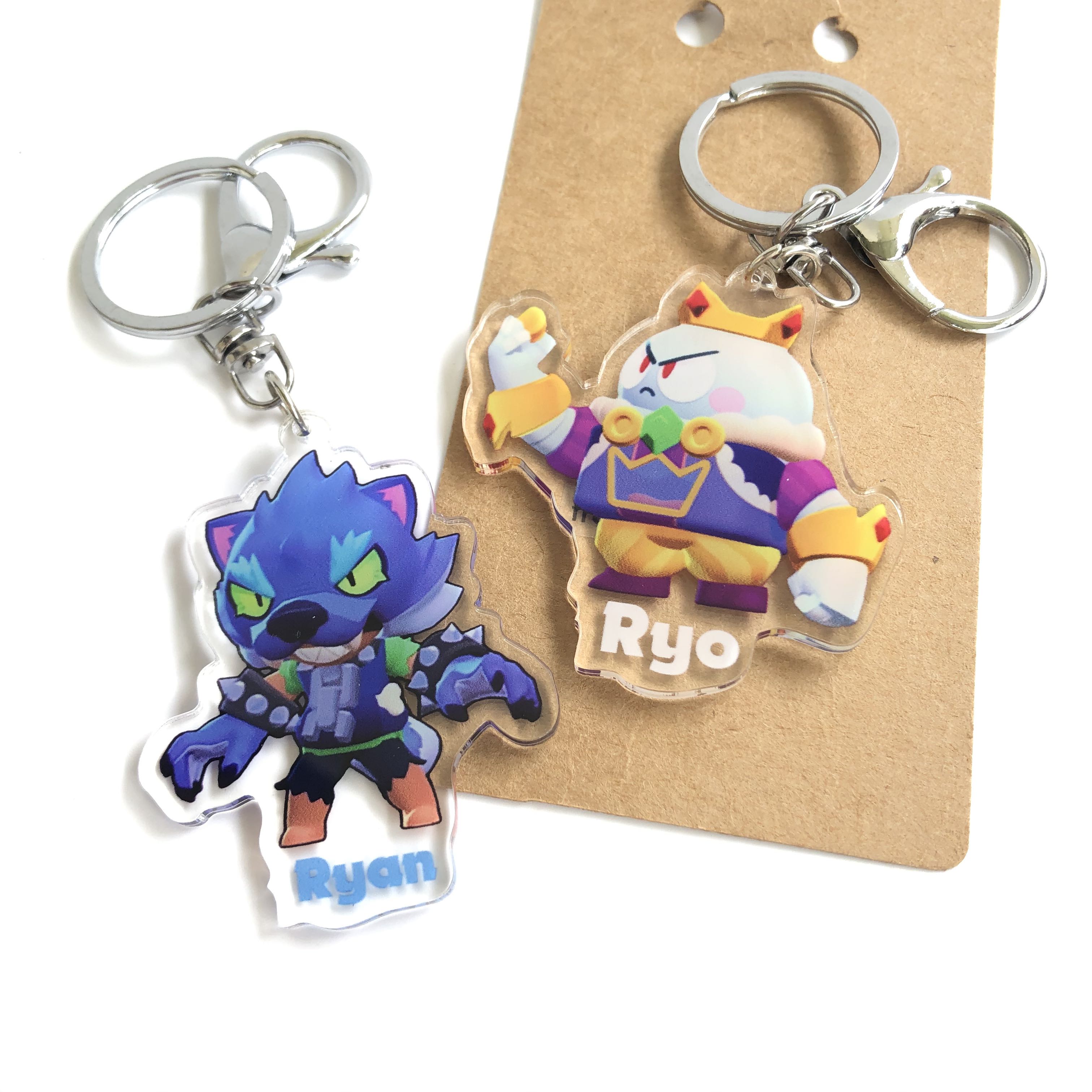Print your own Keychains/Magnets Brawl Stars Among Us Fortnight ...