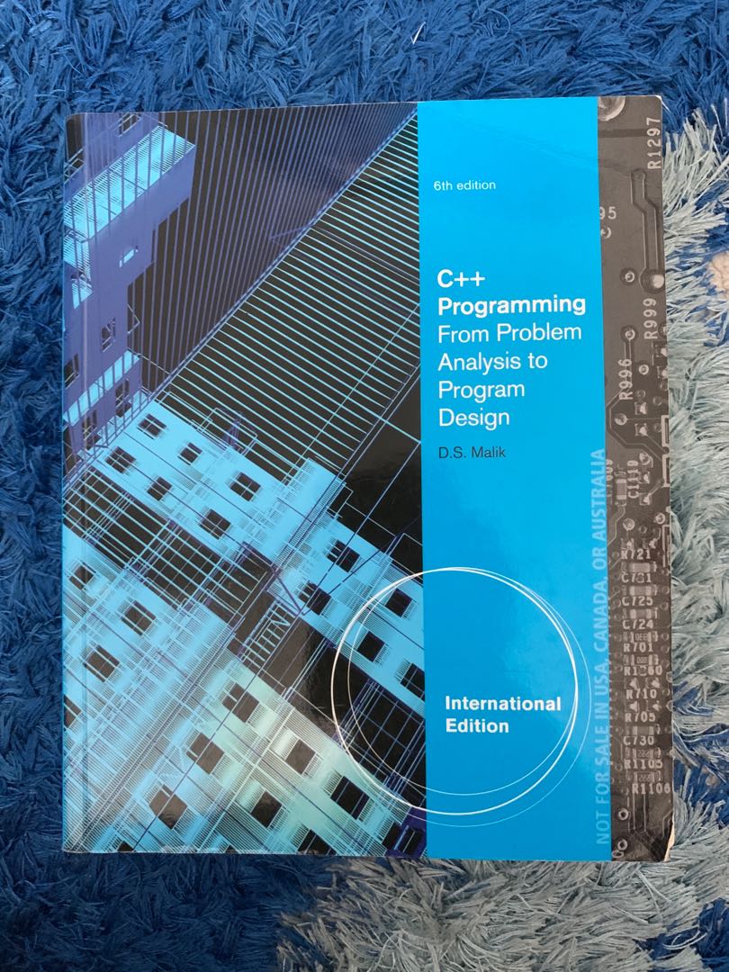 Programming Book C Programming From Problem Analysis To Problem Design Ds Malik Hobbies
