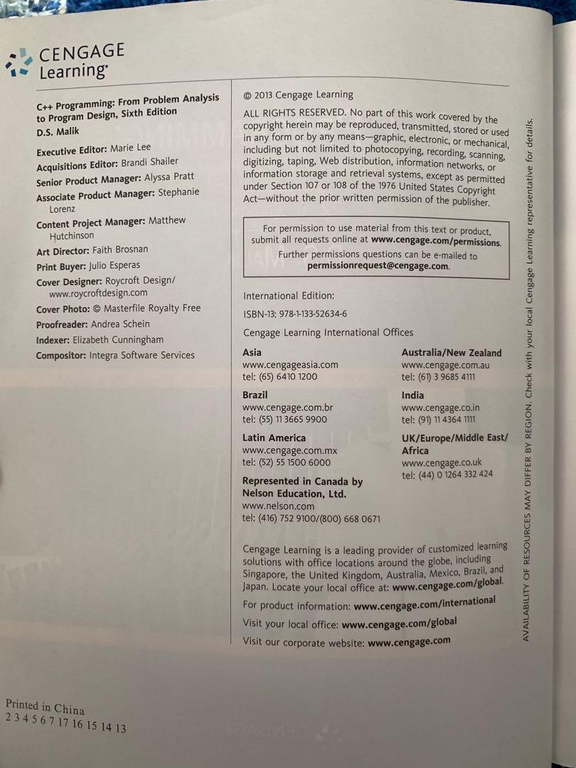 Programming Book C Programming From Problem Analysis To Problem Design Ds Malik Hobbies