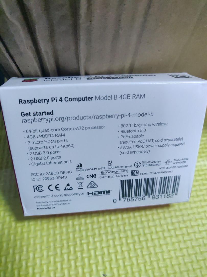 raspberry pi 4 compute module b 4gb full set, 手提電話, 電話及其他裝置配件, 其他電子周邊配件 ...