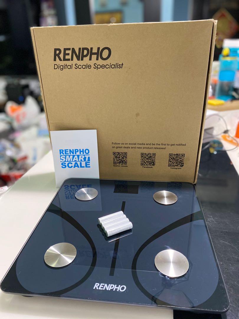 RENPHO Body Fat Scale Smart BMI Scale Digital Bathroom Wireless Weight ...